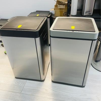 China Smart Sensor Trash Can Eco-Friendly Large-Capacity Garbage Bin with Swing Lid for Kitchen Living Room Bathroom for sale