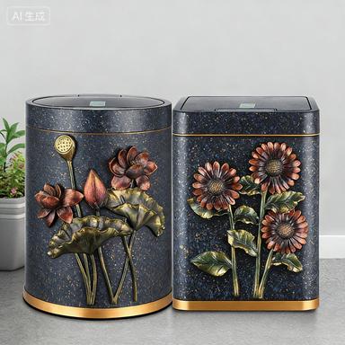 China European-Style Stainless Steel Smart Sensor Trash Can with 30L Capacity and Easy to Clean Hands-Free Operation for sale