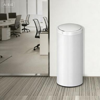 China Intelligent Induction Trash Can 40L Capacity Sleek Design Rust Resistant for Commercial Lobbies Hotels and Offices for sale