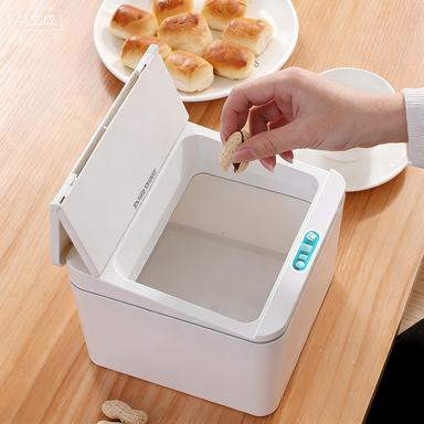 China Smart Inductive Electric Trash Can with Rust Resistant and Eco-Friendly Features for Desk and Office Use for sale