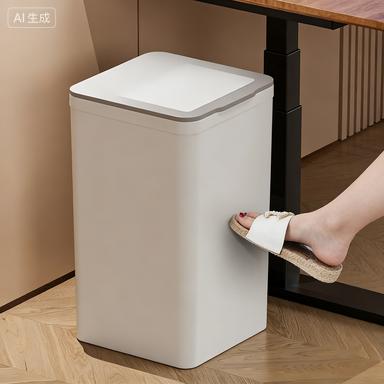 China 9L Smart Sensor Trash Can with Non-slip Rubber Feet and UV Resistant Automatic Electric Kick-to-Open Bin for sale