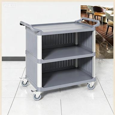 China Mobile Multifunctional Three-Tier Food Delivery Cart for Restaurants and Hotels for sale
