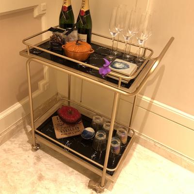China European Style Stainless Steel Mobile Food Trolley Catering Cart for Commercial Kitchen Use for sale