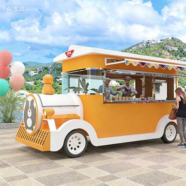 China Multi-Function Outdoor Mobile Snack Cart for Street Food and Commercial Vending for sale
