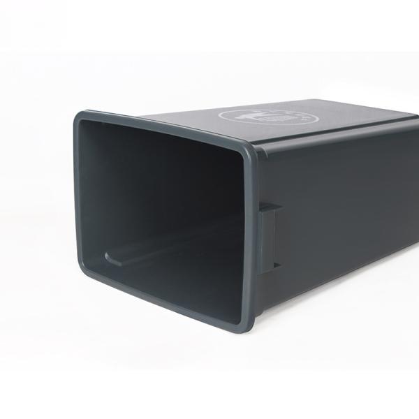 Quality Lidless Rectangular Large Plastic Kitchen Trash Bin, Multi‑Purpose Sorting Waste for sale