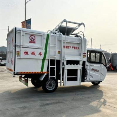China 2‑5m³ New Energy Electric Side‑Lift Garbage Truck‑Sanitation Waste Collector for sale