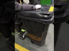 卸売 240L フットビン 厚くされた大型プラスチックビン 外国貿易 衛生 キッチン廃棄物ビン ホイールカバー付き