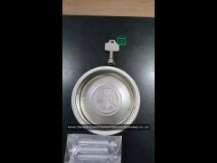 stainless steel foot pedal trash can for outdoor use