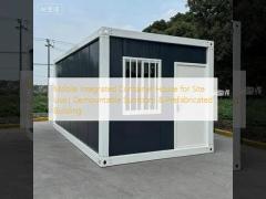 Mobile Integrated Container House for Site Use | Demountable Sunroom & Prefabricated Building