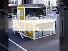 Glass Curtain Wall Container Mobile Homes – Quick-Assemble Units for Dormitories, Living Spaces & Temporary Offices
