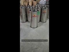 black stainless steel hotel trash can with rolling cover and pressing type in customized size
