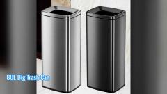 80L Large Plastic Trash Can