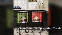 Recessed Trash Can Seamless Kitchen Style