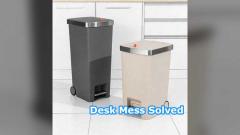 Cute Mini Desk Trash Can
