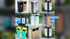 Explosion Proof Trash Bin for Subways