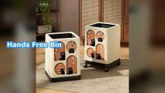 Foot Pedal Trash Bin with Lid