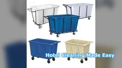 Hotel Linen Cart: Easy Cleaning