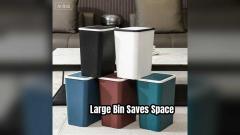 Large Rectangular Trash Can Space Saver