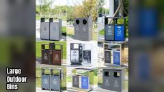 Large Outdoor Waste Bins