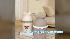 Light Luxury Trash Can Home Decor