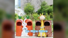 Smart Sensor Trash Can Odor Lock
