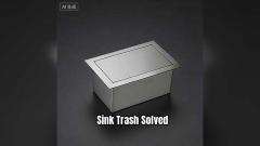 Wall Mount Trash Can Space Saver