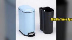 Slim Trash Bin Space Saver