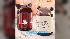 Foldable Wall Trash Can Space Saver