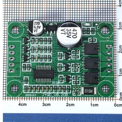 Китай JYQD-V8.20B Бесколлекторная плата драйвера двигателя BLDC, эффективный контроллер 5В-28В для бесколлекторных двигателей с микросхемой JY02A продается