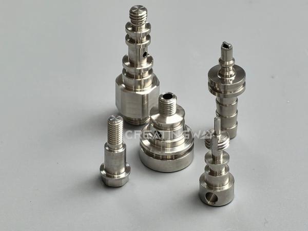 Quality Custom Precision Turning Gr5 Titanium CNC Parts With PVD Coating CNC Machining Service for sale