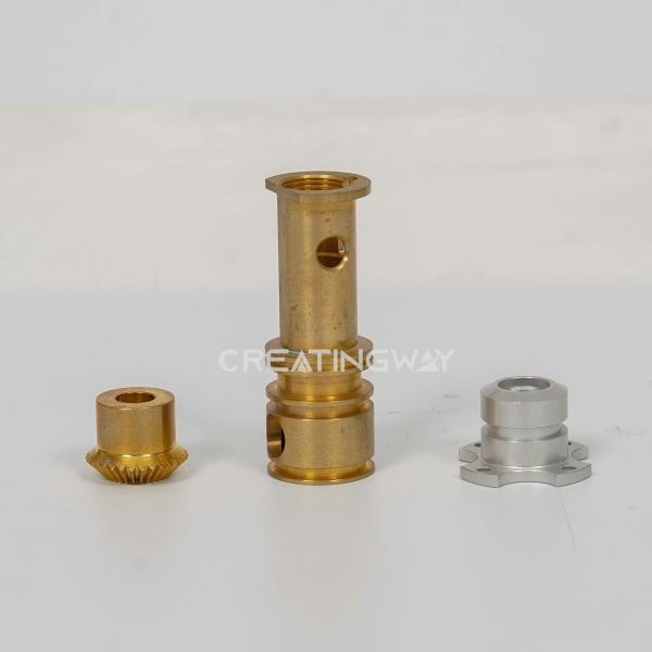 Quality Precision CNC Turning Service For Custom Brass Parts CNC Machined Brass Components for sale