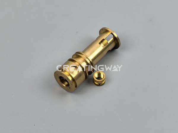 Quality Custom CNC Copper Parts With 0.005mm Tolerance 5 Axis Machining for sale