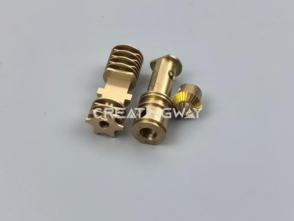Quality Precision CNC Machining Service for Brass Parts with ±0.01mm Tolerance and 5-Axis Machining with Nickel Plating for sale