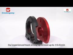 custom 5-axis machining center cnc parts with ±0.01mm tolerance and multi-material capability