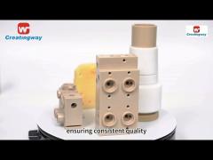 custom plastic prototype pmma acrylic cnc machining turning drilling transparent polished