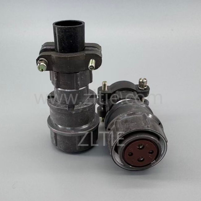 2PM-22 Series 4Pin Female Straight Cable Plug Unshielded ...