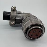 Quality 2PM-22 Series 4 Pin Female Angled Cable Plug Unshielded 2РМТ22КУН4Г1В1В for sale