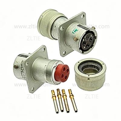 ZH23 Series Shell Size 14 4 Pin Female Socket with Simple Tail ...