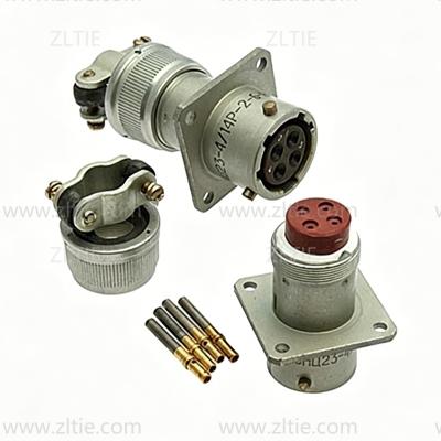 ZH23 Series Shell Size 14 4 Pin Female Socket with Straight Tail ...