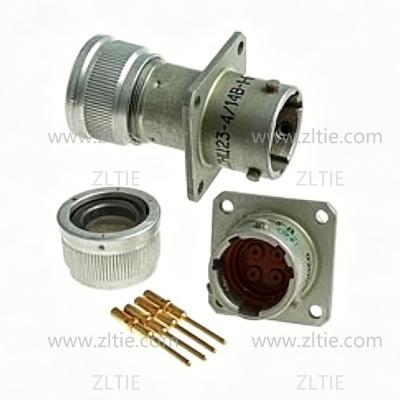 ZH23 Series Shell Size 18 7 Pin Female Plug with Straight Tail ...