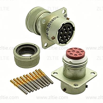 ZH23 Series Shell Size 18 10 Pin Female Socket with Simple Tail ...