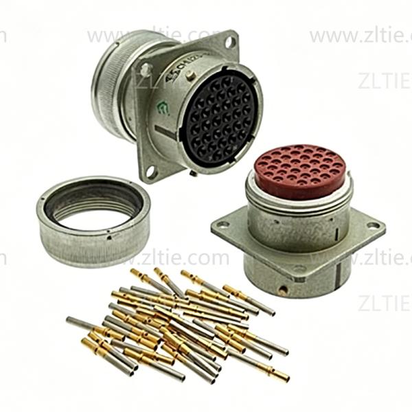 Quality ZH23 Series Shell Size 27 32 Pin Female Socket with Simple Tail Attachment (Key Position: D) – СНЦ23-32/27Р-1Г-В for sale