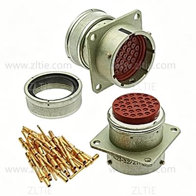 China ZH23 Series Shell Size 27 32 Pin Male Socket with Simple Tail Attachment (Key Position: A) – СНЦ23-32/27В-1А-В for sale