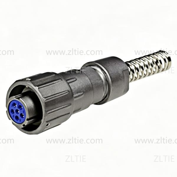 Quality FQ14 Series 6-Pin Straight Wire Spring Female Plug for sale