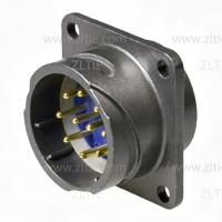 Quality FQ24 Series 10-Pin Square Flange Male Socket for sale