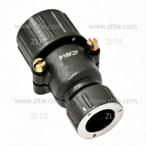 Quality P16 Series 3-Pin Straight Female Cable Plug With Shielded Tail Attachment for sale