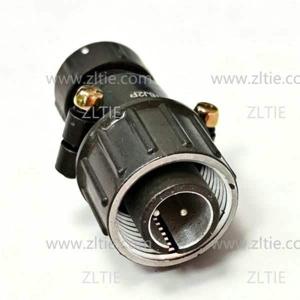 Quality P16 Series 3-Pin Straight Male Cable Plug With Shielded Tail Attachment for sale
