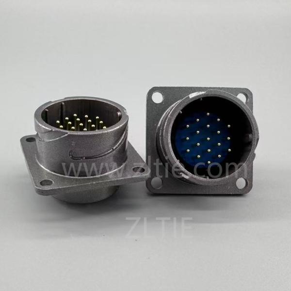 Quality FQ24 Series 19-Pin Square Flange Male Socket FQ24-19ZJ for sale