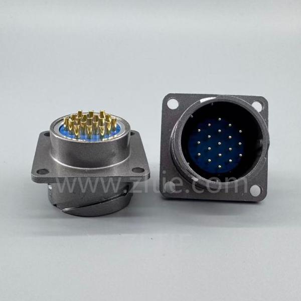 Quality FQ24 Series 19-Pin Square Flange Male Socket FQ24-19ZJ for sale