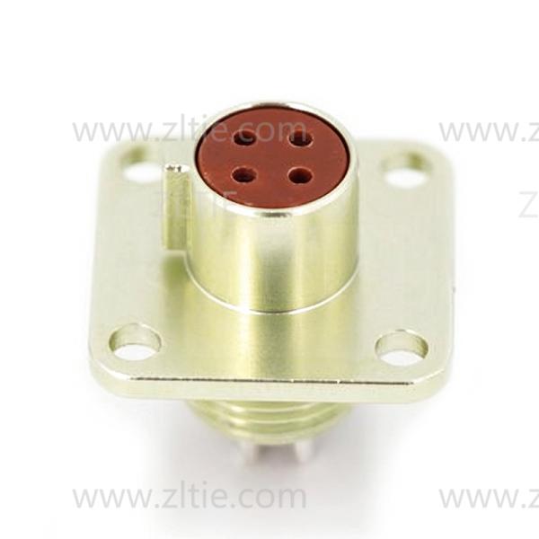 Quality Push-pull РСГ4ТВ 4 Pin Female Straight Plug Solder Cups RS / PC for sale